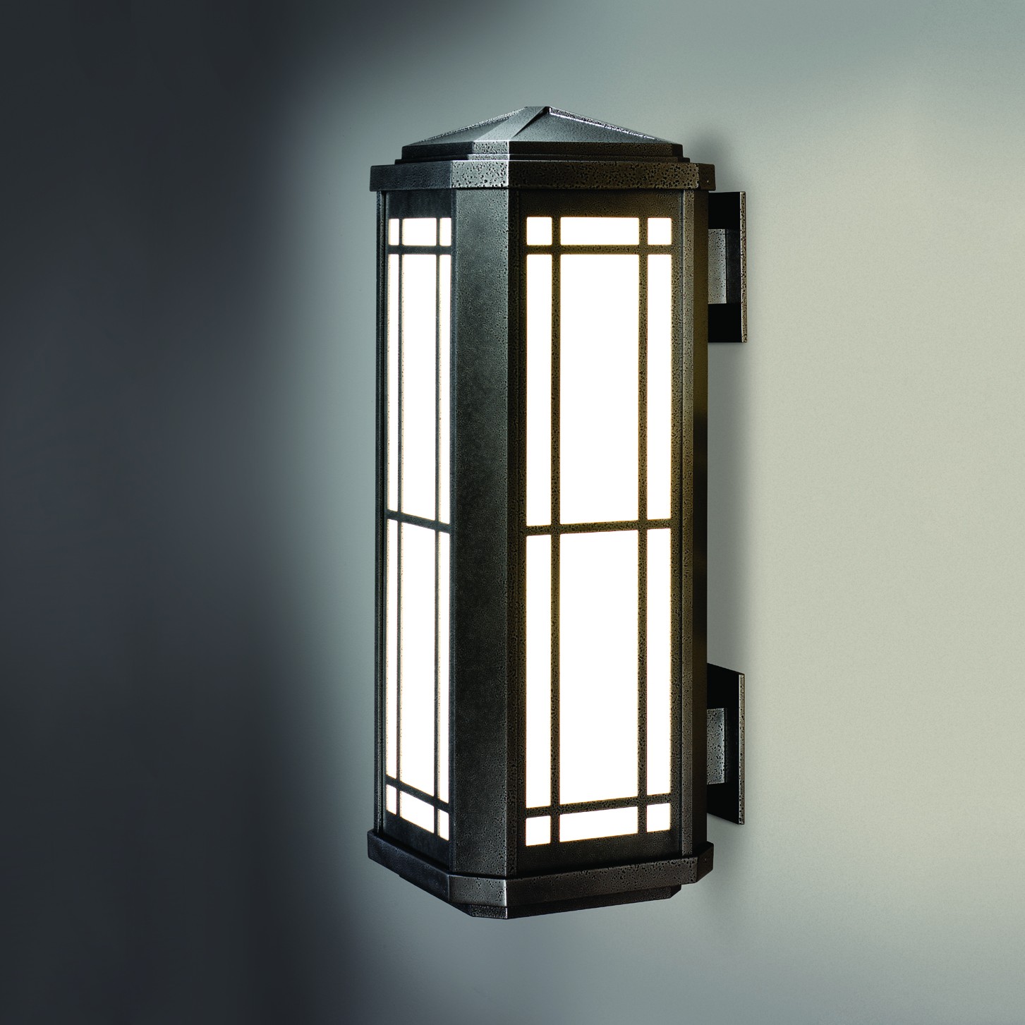 Manning Lighting Riverside Square Bracket Mount Exterior Sconce DE-200 ...